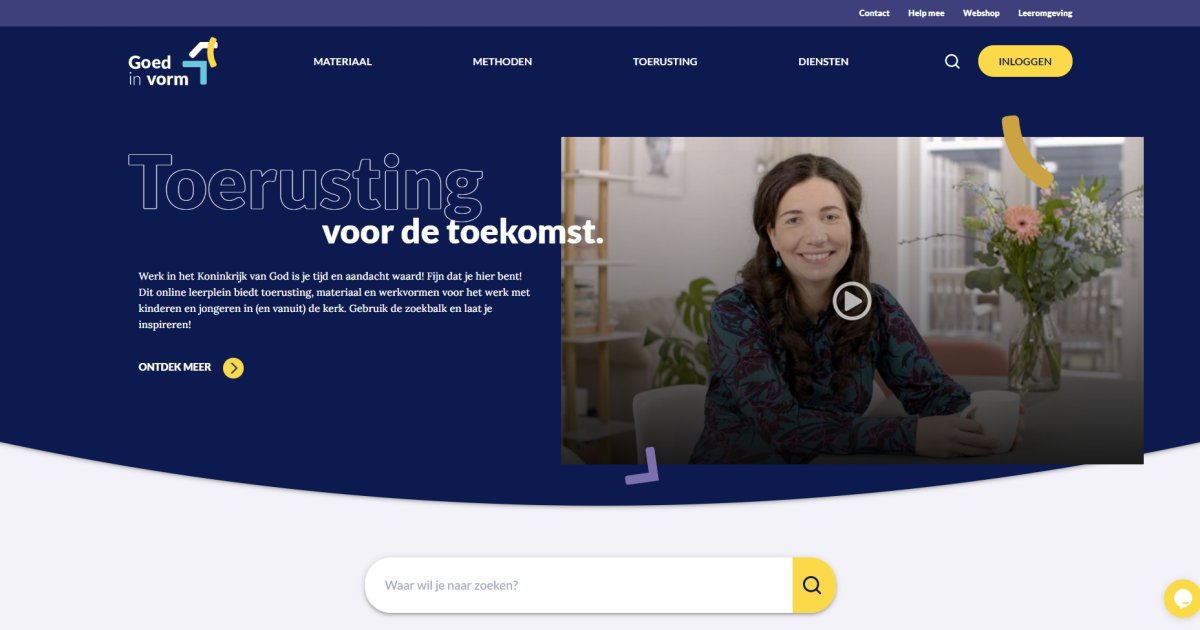 Digitaal toerustingsplatform ‘Goed in vorm’